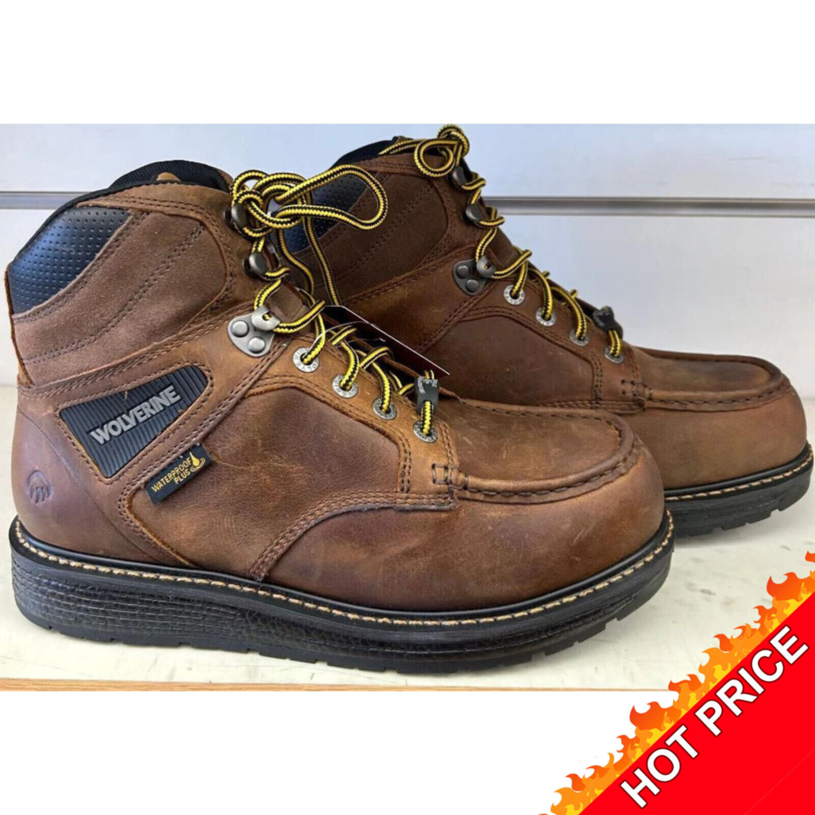 Shop Wolverine Mens 6" Hellcat Moc Composite Toe Work Boots SW211001 ...