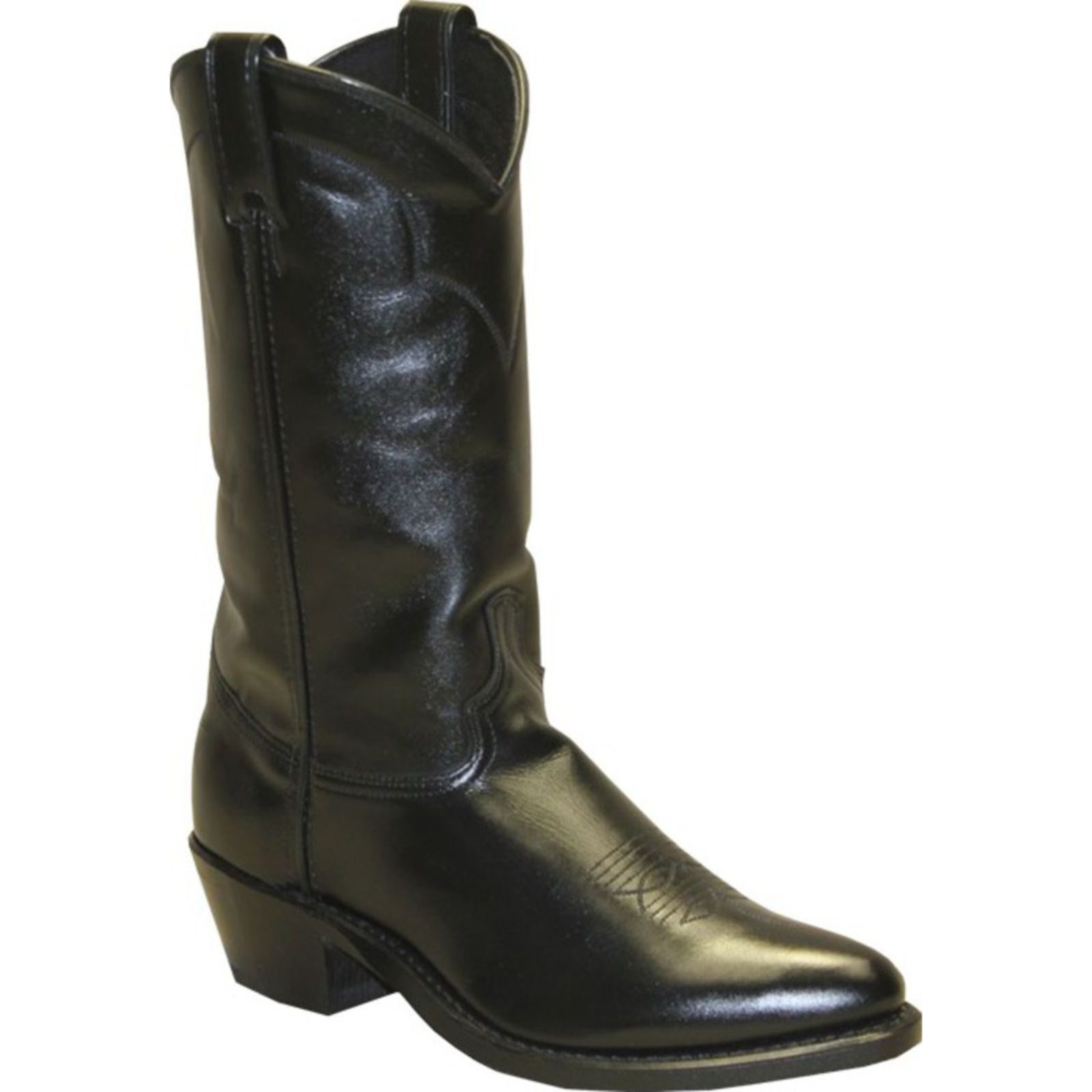 Shop Abilene Mens 12" Black Cowboy Boot 6401 | Lowest Prices + Free ...
