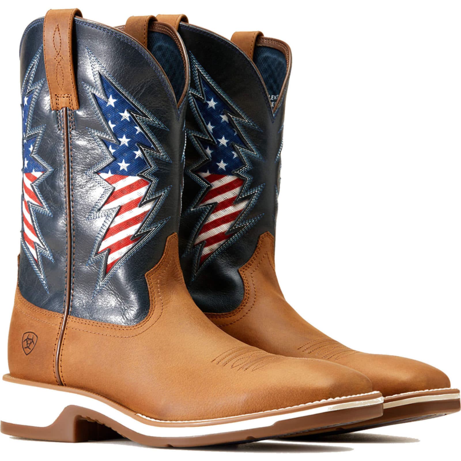 Shop Ariat Mens Ridgeback VentTEK Georgia Clay-Blue Bay Boot10046981 | Save BIG + Free Shipping ...