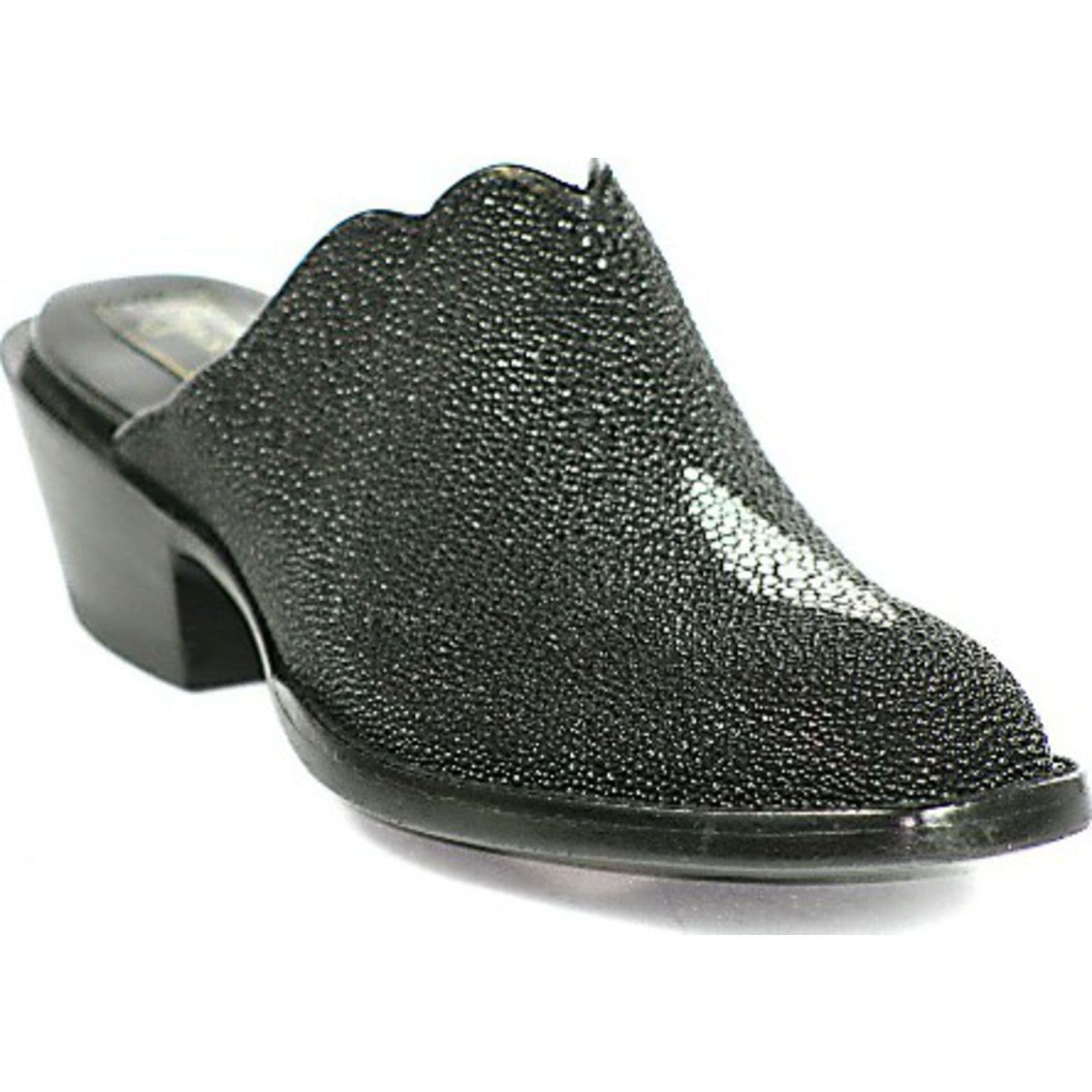 Black Unisex Jack Stingray Mule Shoe Best Seller Top Pick