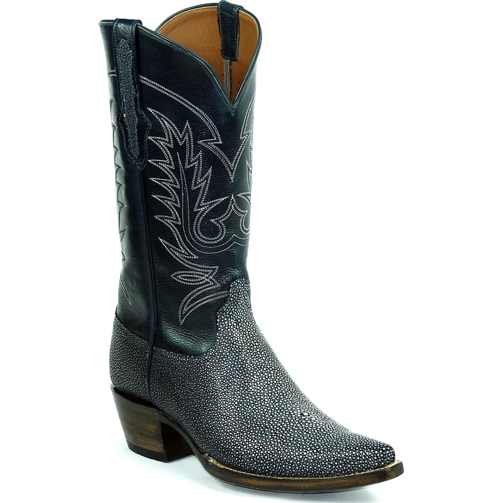 Black Unisex Jack Stitch 195 Sanded Stingray Western Cowboy