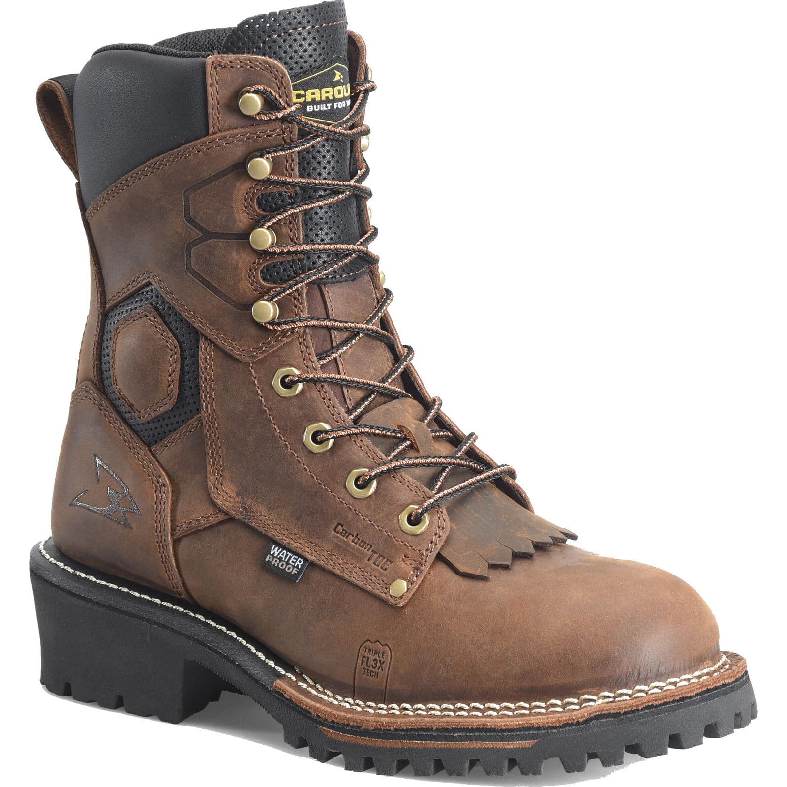 Shop Carolina Mens 8" Pitstop Composite Toe Waterproof Logger Work Boot ...