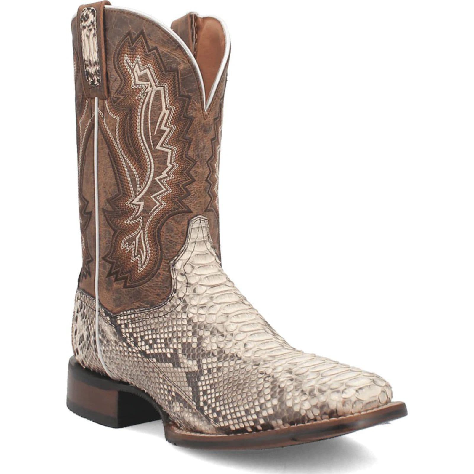 Shop Dan Post Mens Brutus Python Boot Natural/Brown DP4917 | Save Now ...