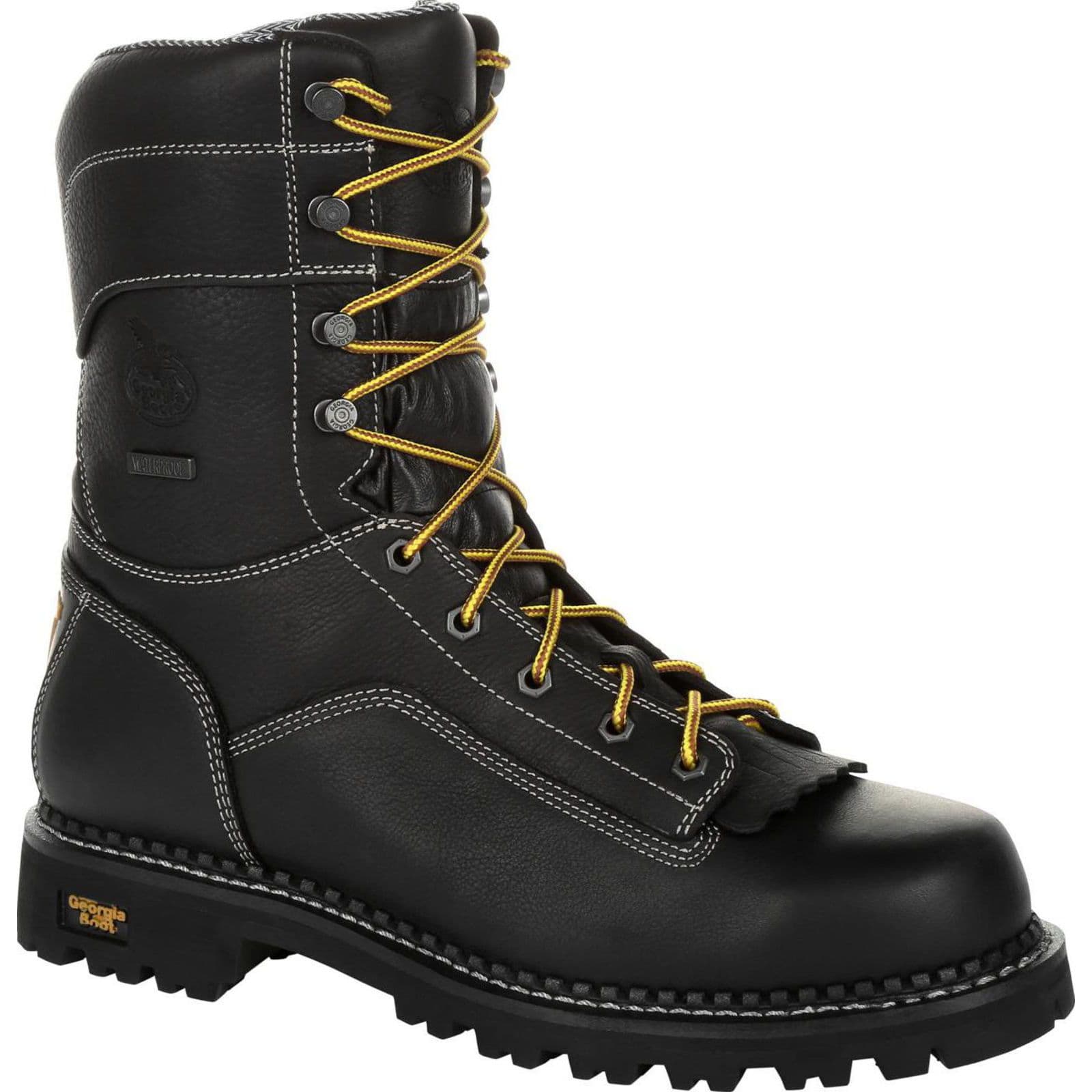 Shop Georgia Boot AMP LT Logger Low Heel Waterproof Work Boot GB00271 ...