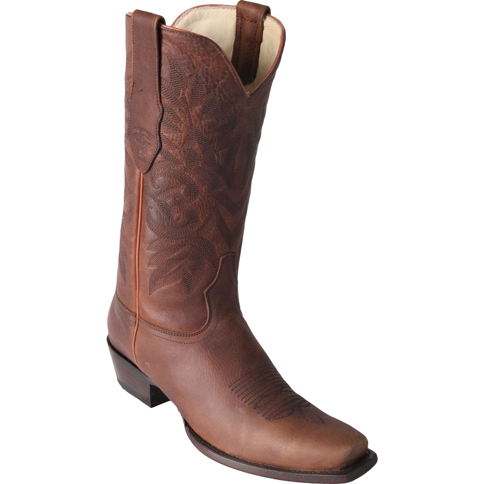 Shop Los Altos Mens 7 Toe Rage Pull Up Honey Cowboy Boot 589951 | Save ...