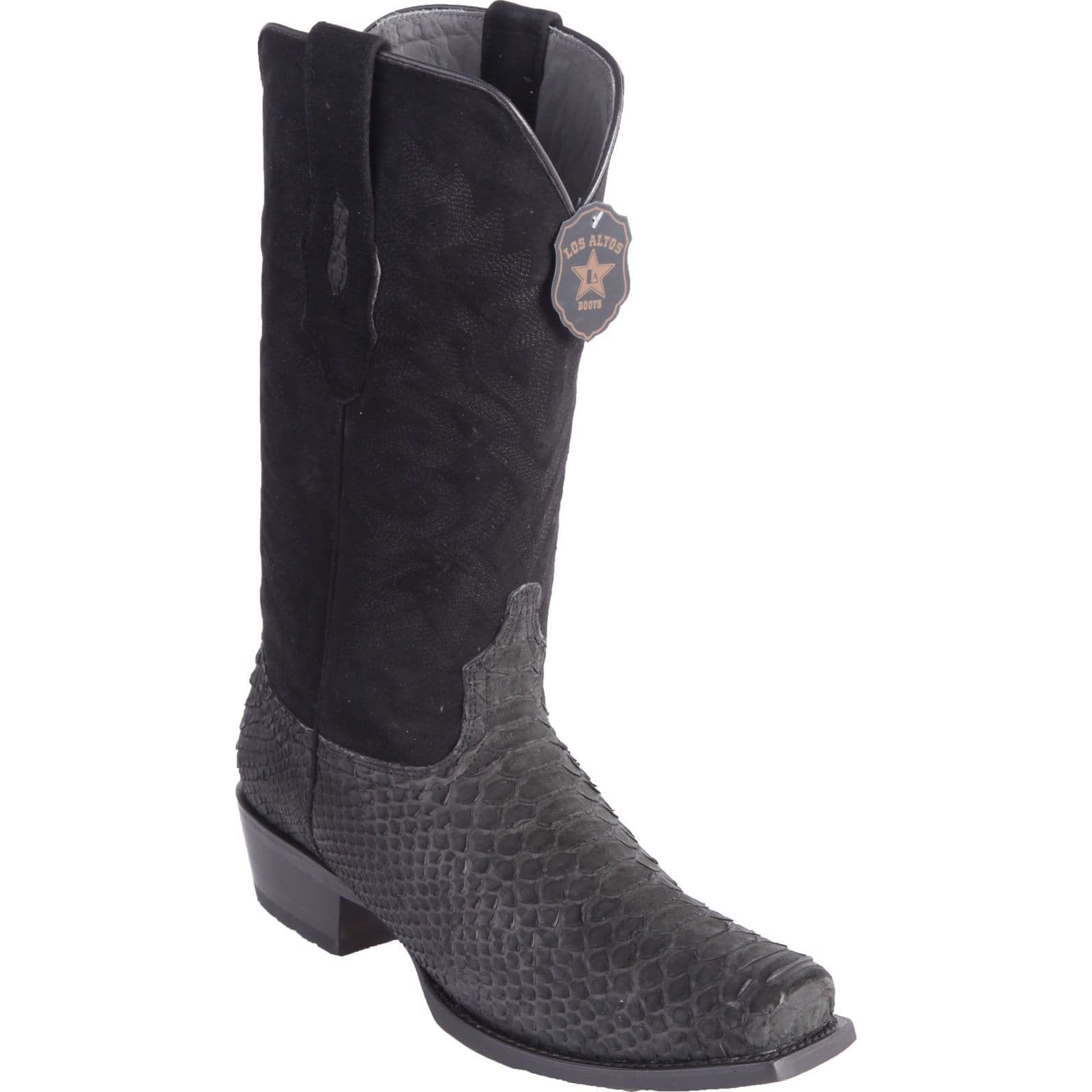 Shop Los Altos Mens 7 Toe Python Black Cowboy Boot 58N5705 | Save Now ...