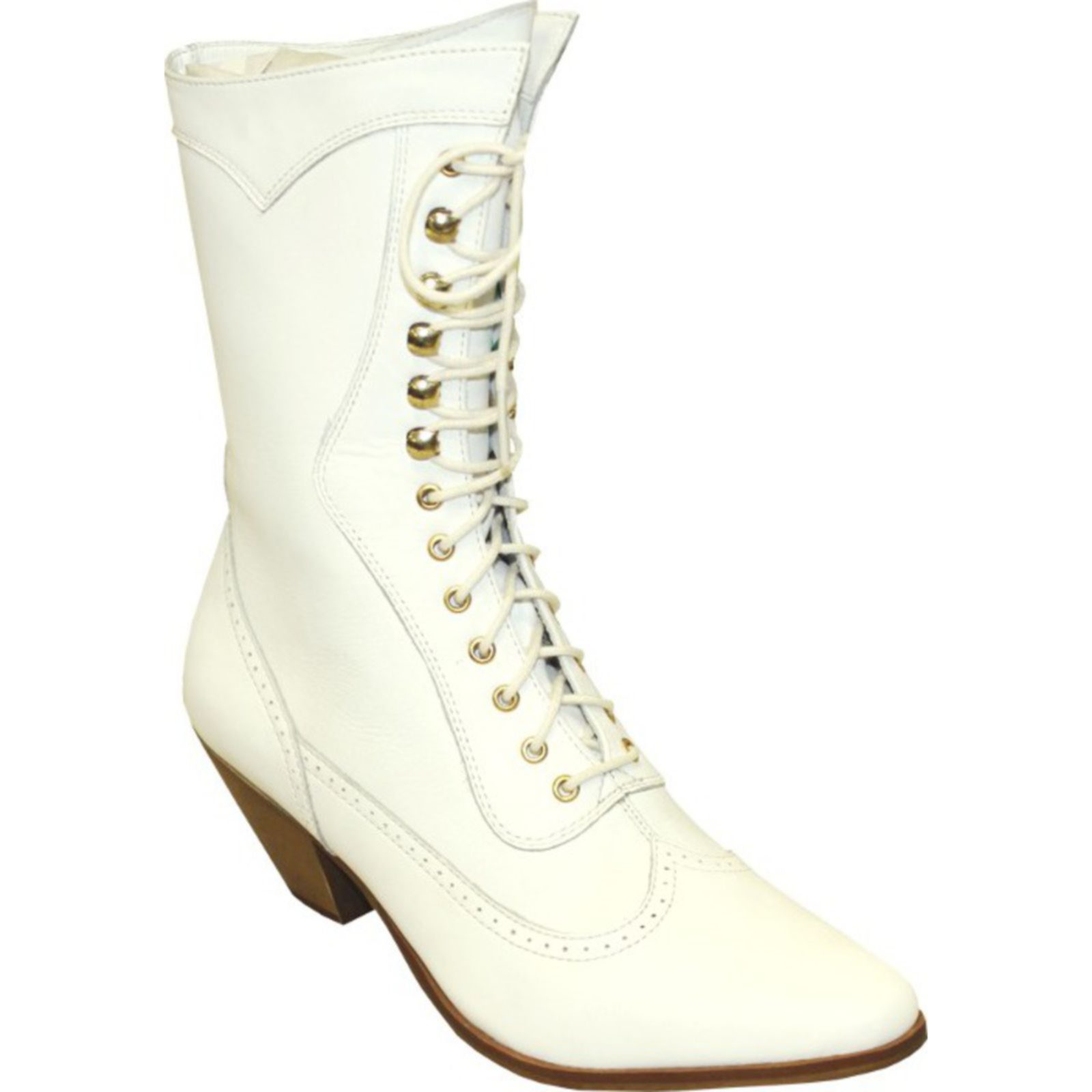 Shop Rawhide Womens 8" White Victorian Lace Up Boot 5012 | Save 20% ...