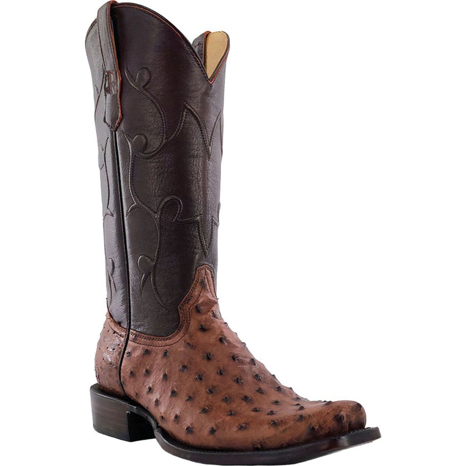 Shop RWatson Mens Kango Tobac Full Quill Ostrich Western Boots RW4001-1 ...
