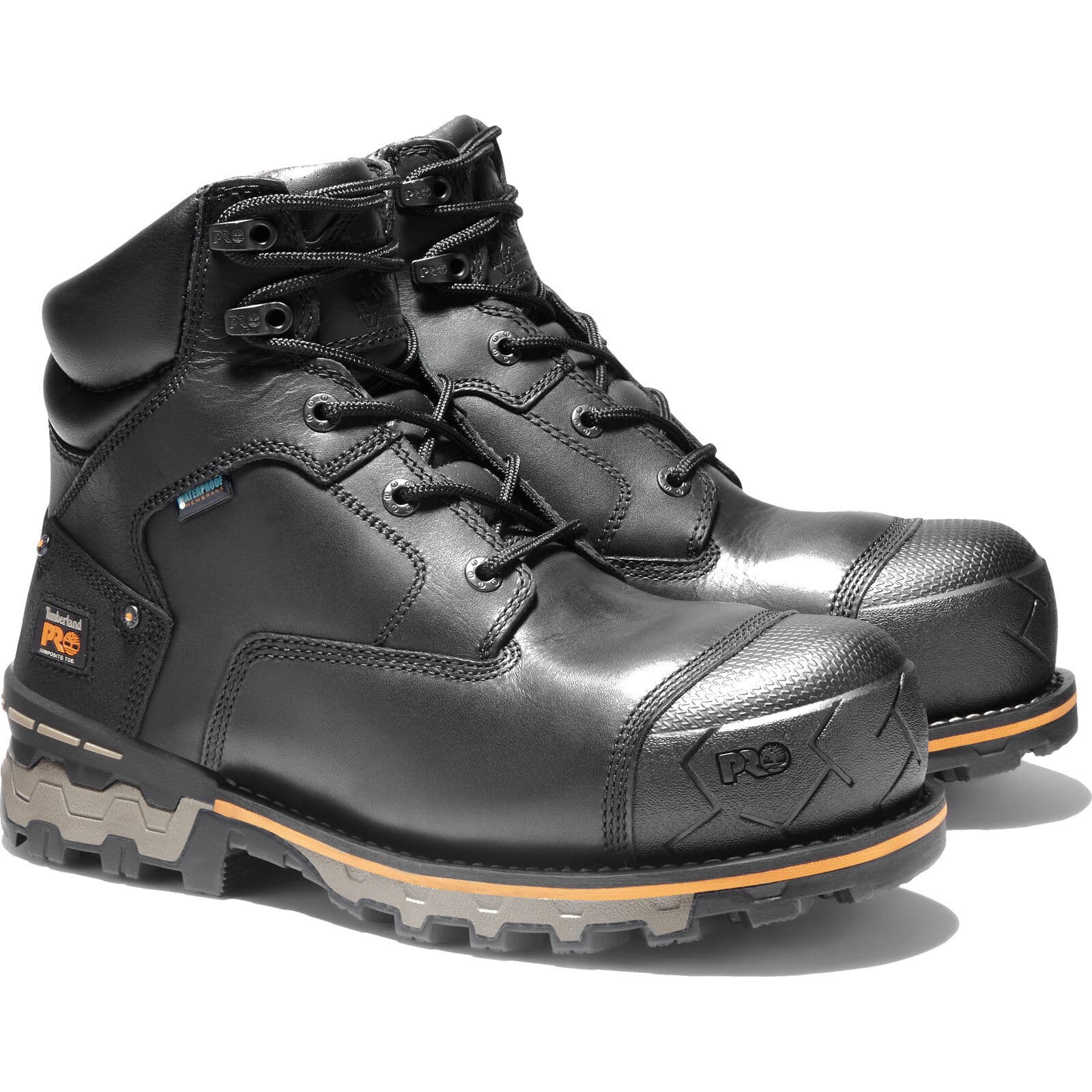 Shop Timberland Pro Mens 6" Waterproof Boondock Boots Composite Safety ...